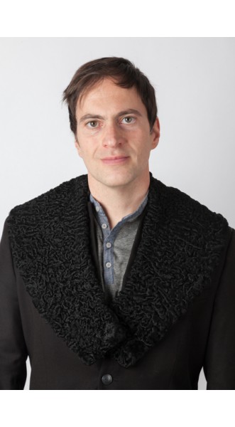 Karakul Lamb Fur Collar | Men’s Fur Collars | Amifur Online Store